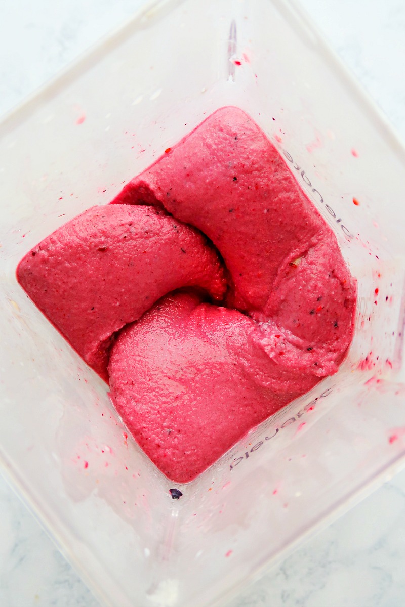 Vegan Berry Nice Cream - Deliciously Made From Plants